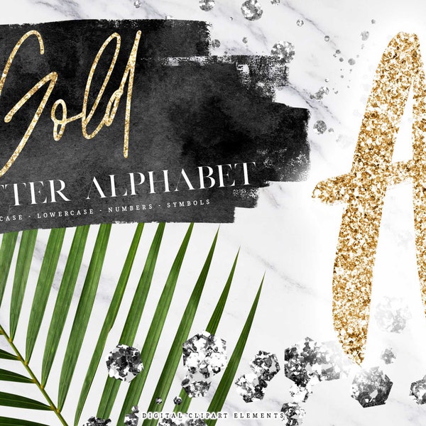 Gold Foil Clip Art - Etsy