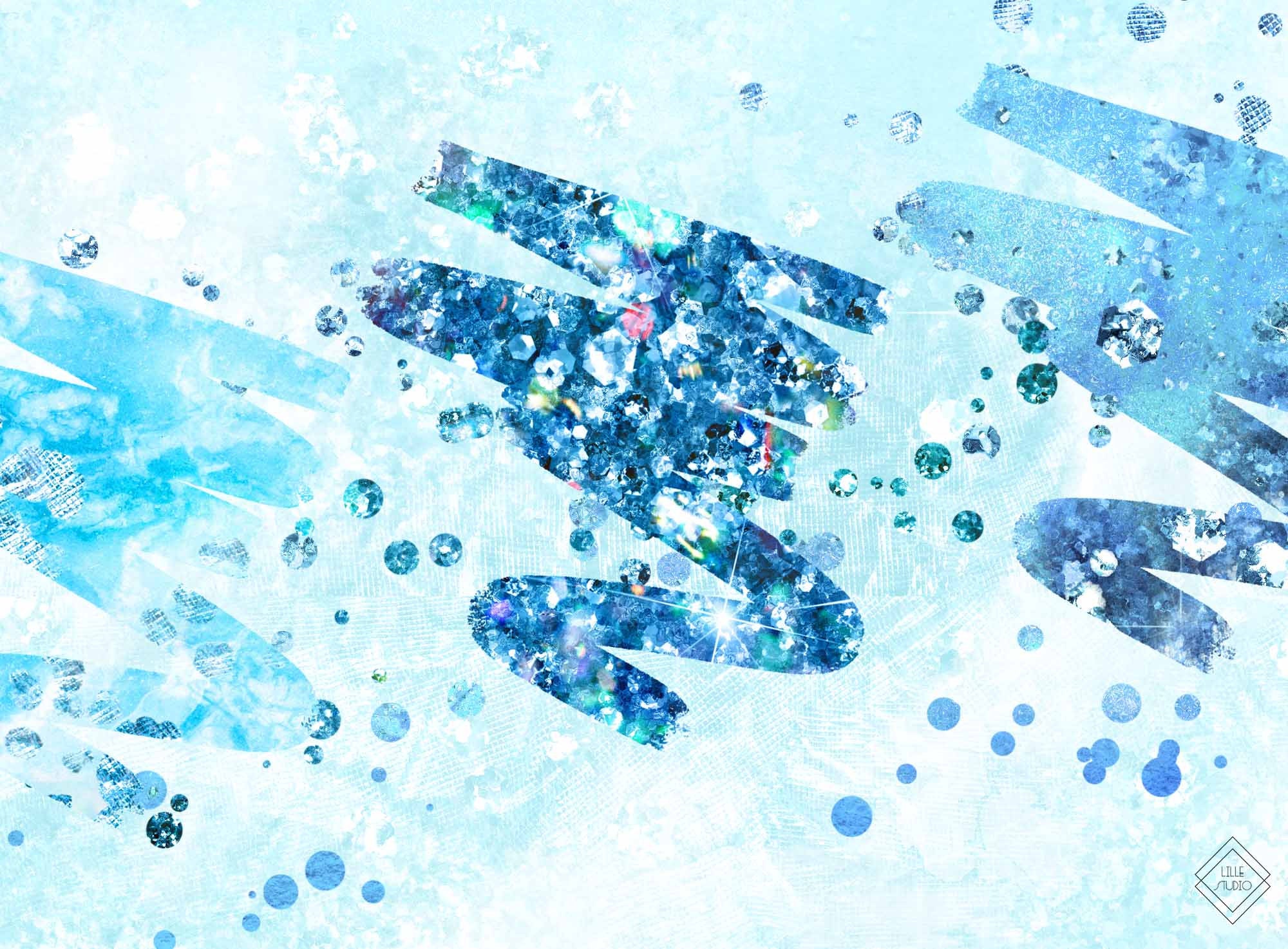 Baby Blue Watercolor Digital Paper Pastel Water Color Winter - Etsy