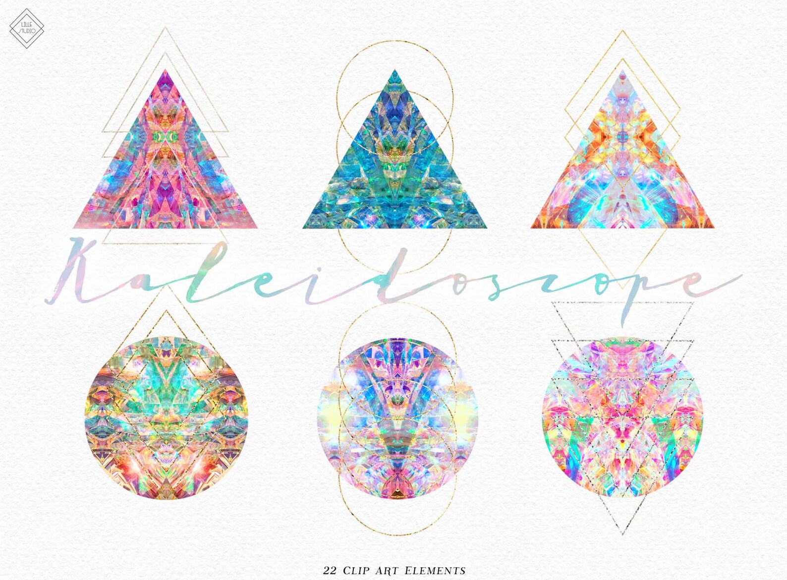 Geometric Clipart Boho Crystal Clip Art Bohemian Yoga - Etsy
