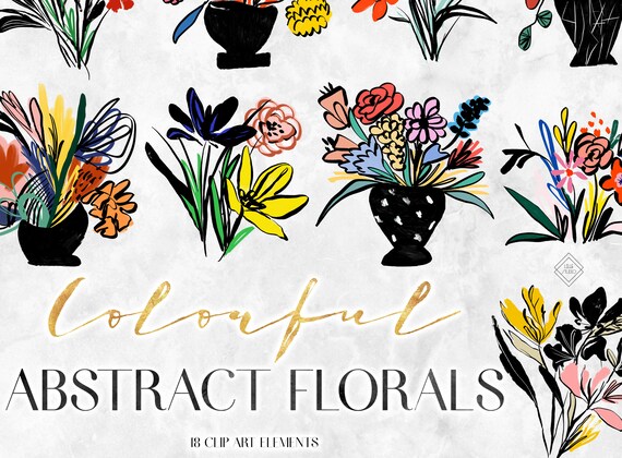 Abstract Flower Clip Art