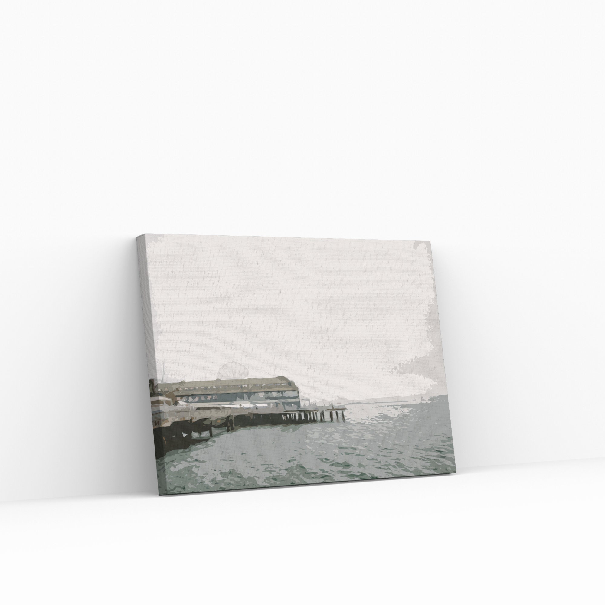 Seattle Great Wheel Digital Art - Etsy
