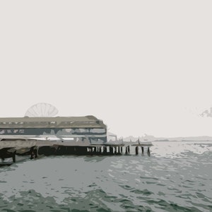 Seattle Great Wheel Digital Art - Etsy