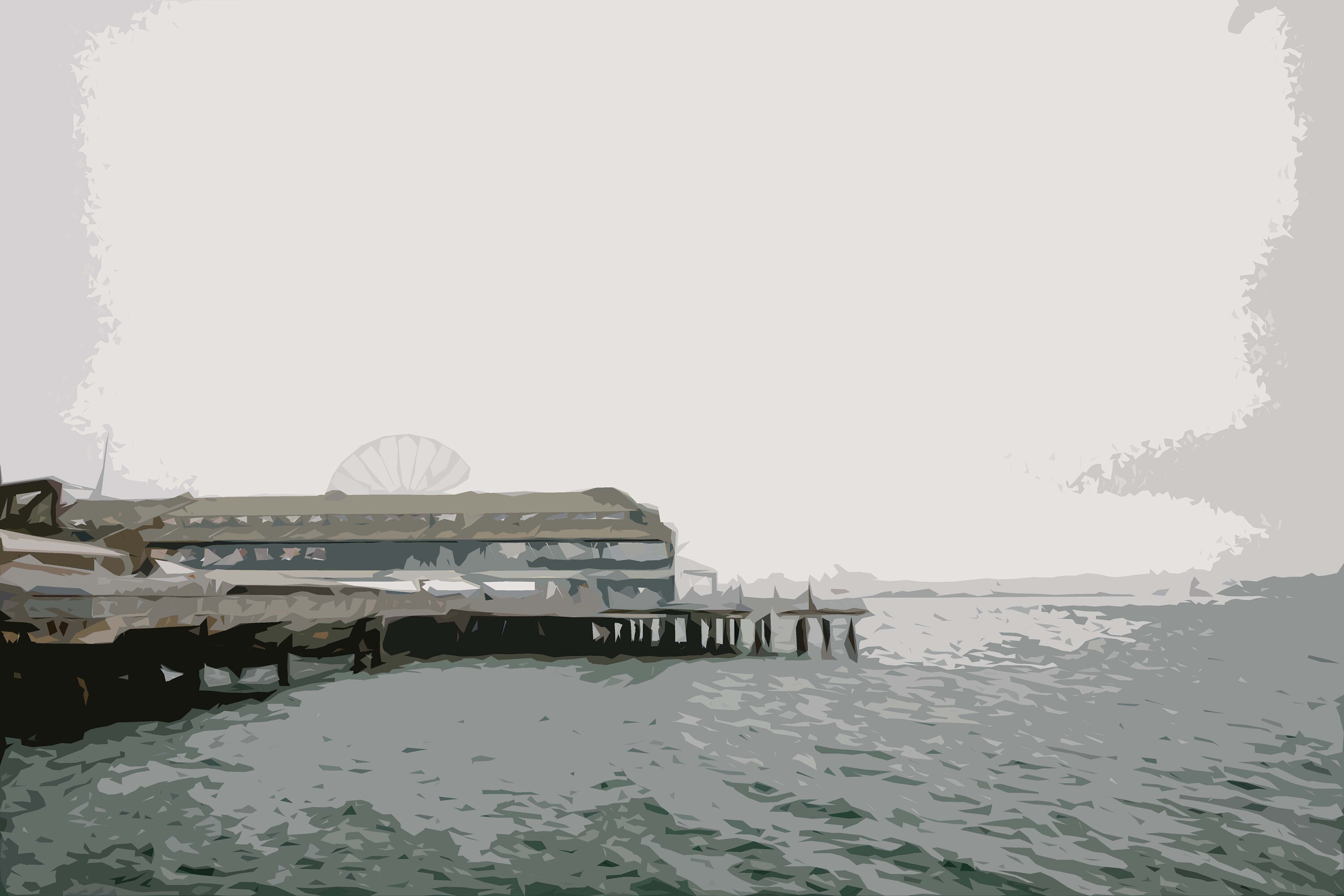 Seattle Great Wheel Digital Art - Etsy