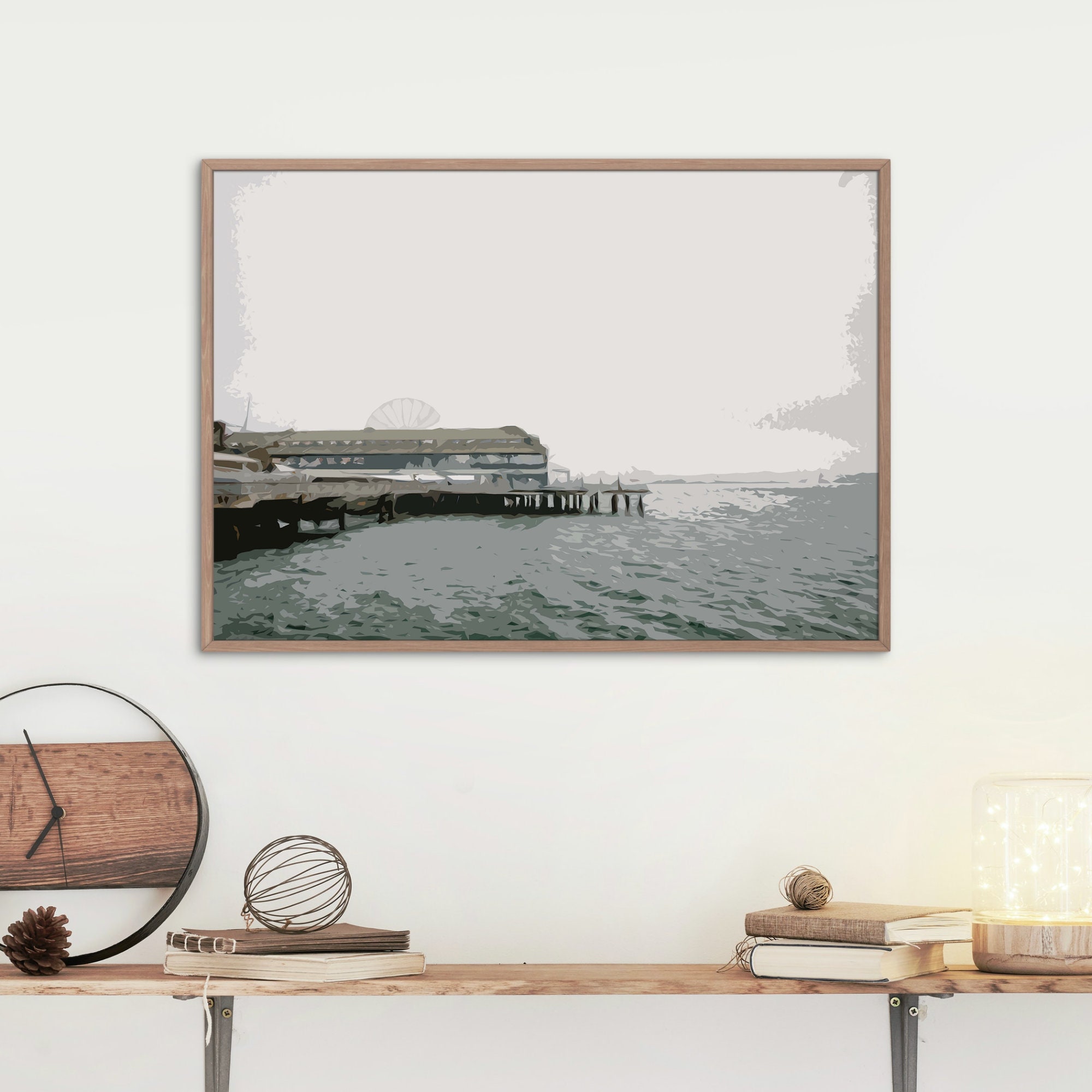 Seattle Great Wheel Digital Art - Etsy