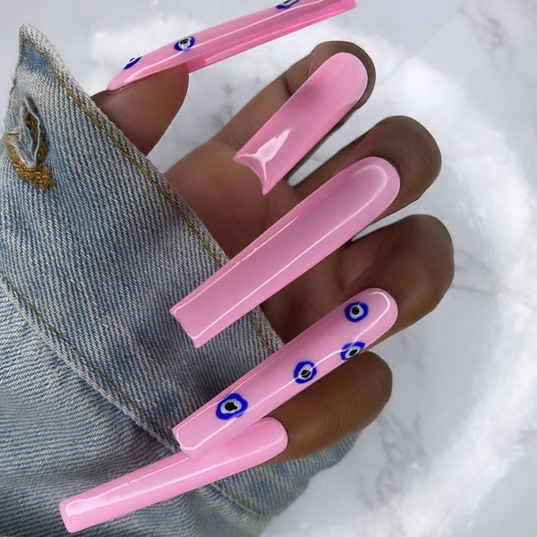 Matte Fake Nails - Etsy