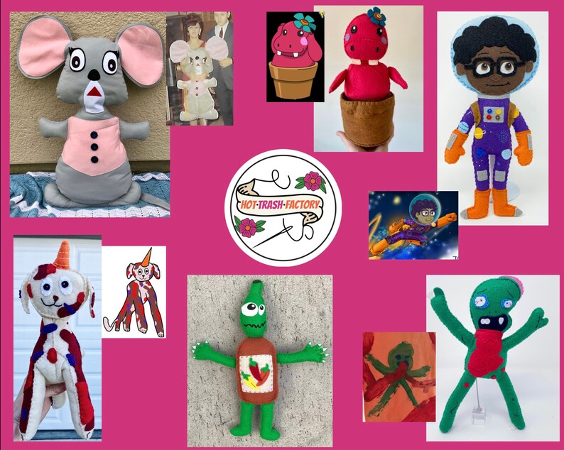 Custom Plush Commission Custom Stuffed Animal Personalized - Etsy