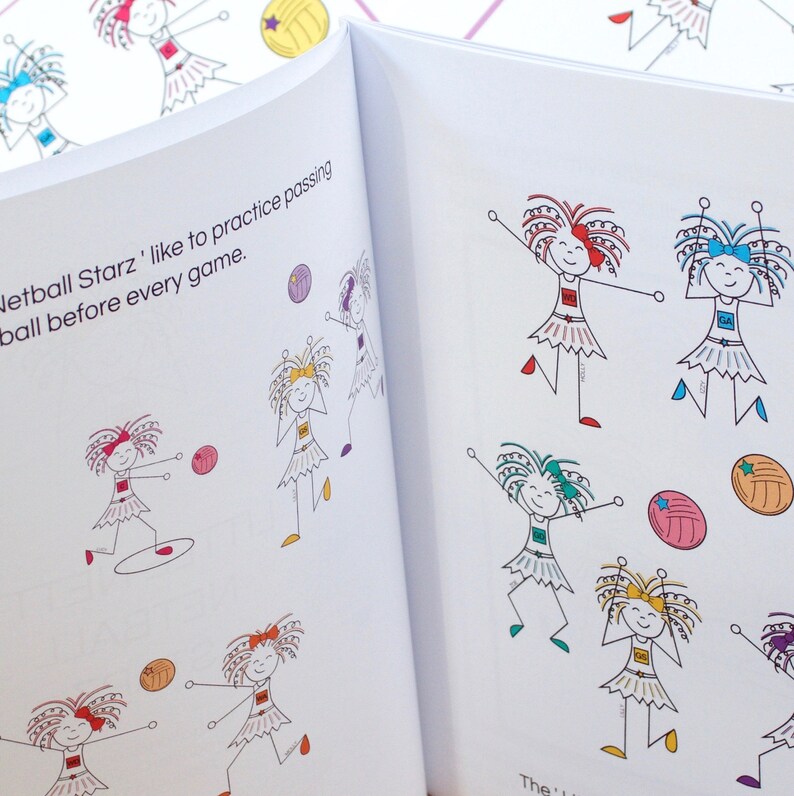 Netball Book by the Little Netty Netball Starz - Etsy Australia