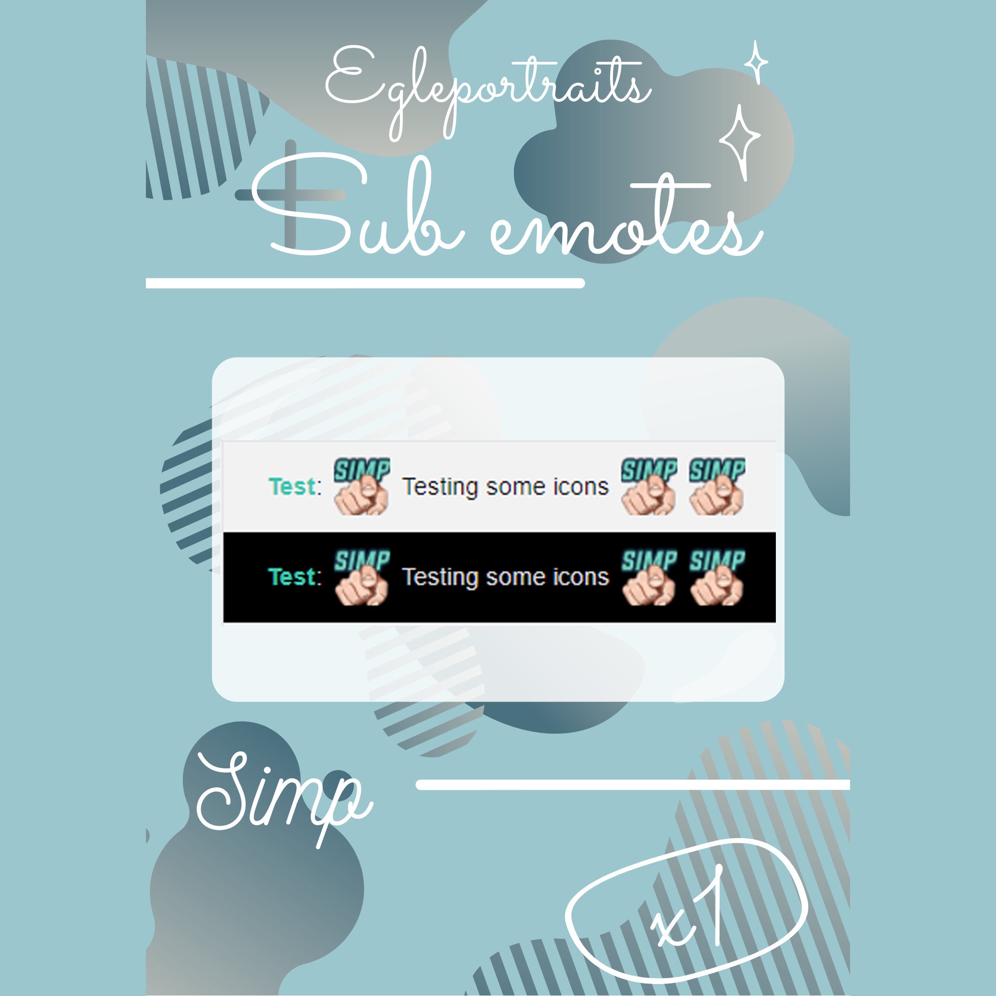 Twitch Emote, Simp Emote, Streamer Emote - Etsy