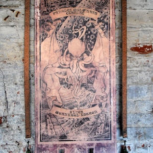 Cthulhu Lifesize Banner, Necronomicon - Etsy