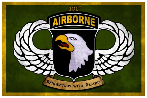 Screaming Eagles Flag | Etsy