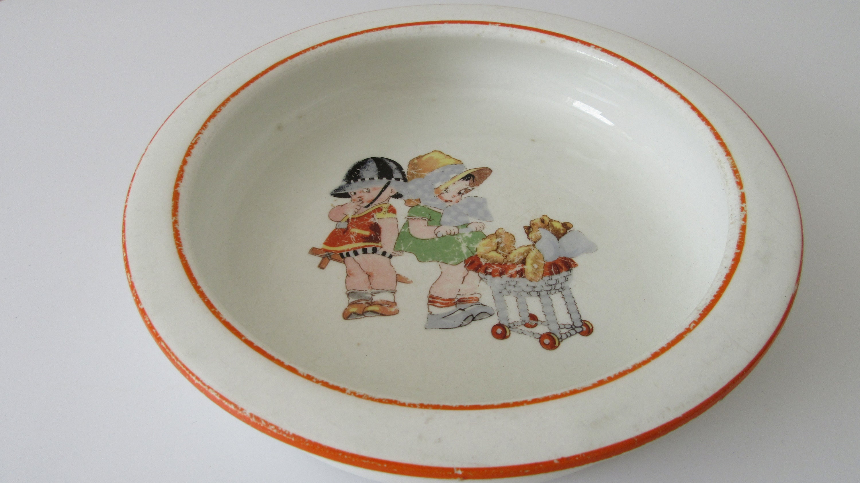 Vintage Gift. 1930 Tams Ware Baby Plate. Vintage Tams Ware. - Etsy