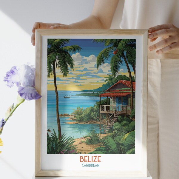 Belize Poster - Etsy