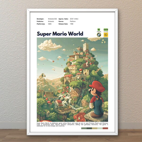 Super Mario Print - Etsy