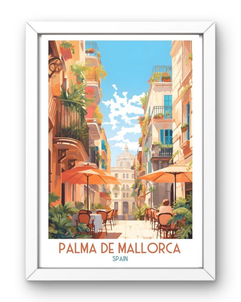 Palma De Mallorca Spain Travel Print, Mallorca Spain,travel Gift ...