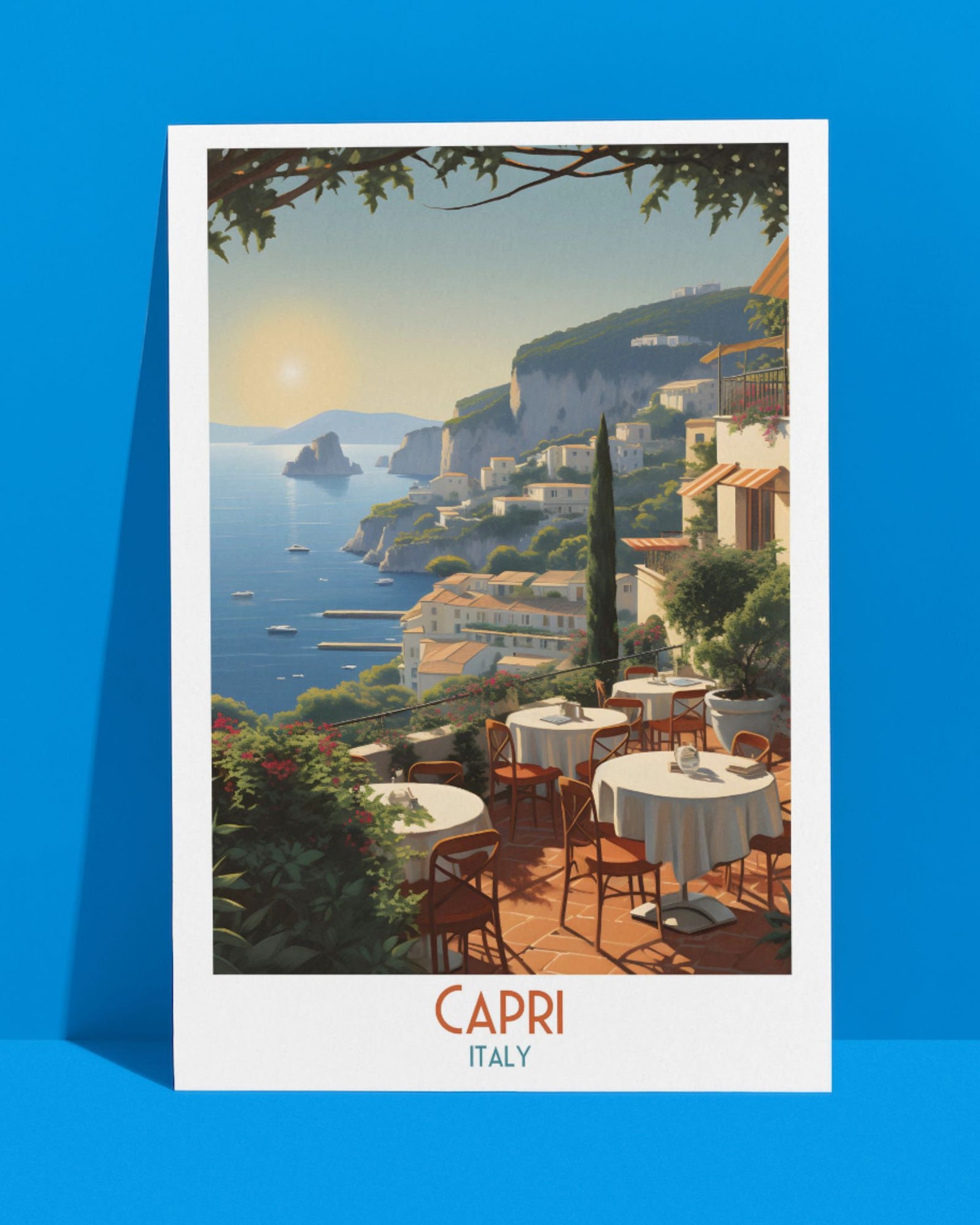 Capri Italy Travel Print, Capri Italy Travel Gift, Printable City ...