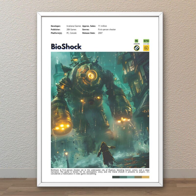 Bioshock Poster - Etsy UK