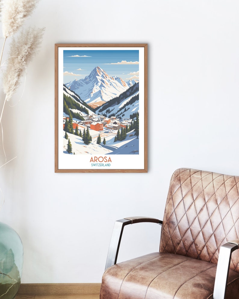 Arosa Switzerland Travel Print, Arosa Switzerland Travel Gift ...