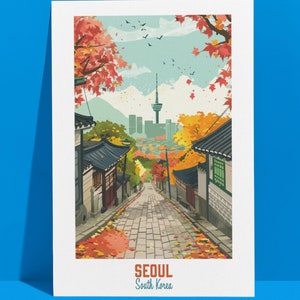Seoul South Korea Travel Print, Seoul South Korea Travel Gift ...