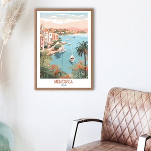 Menorca Spain Travel Print, Menorca Spain Travel Gift, Printable City ...
