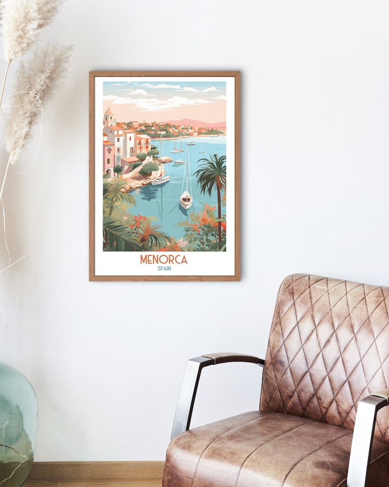 Menorca Spain Travel Print, Menorca Spain Travel Gift, Printable City ...