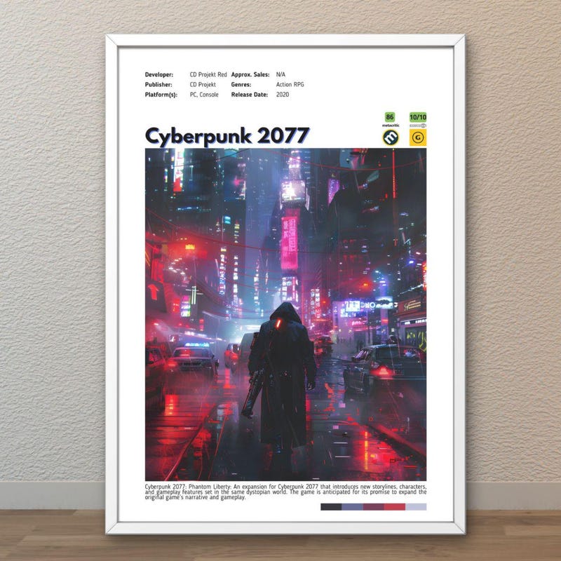 Cyberpunk Wall Art - Etsy