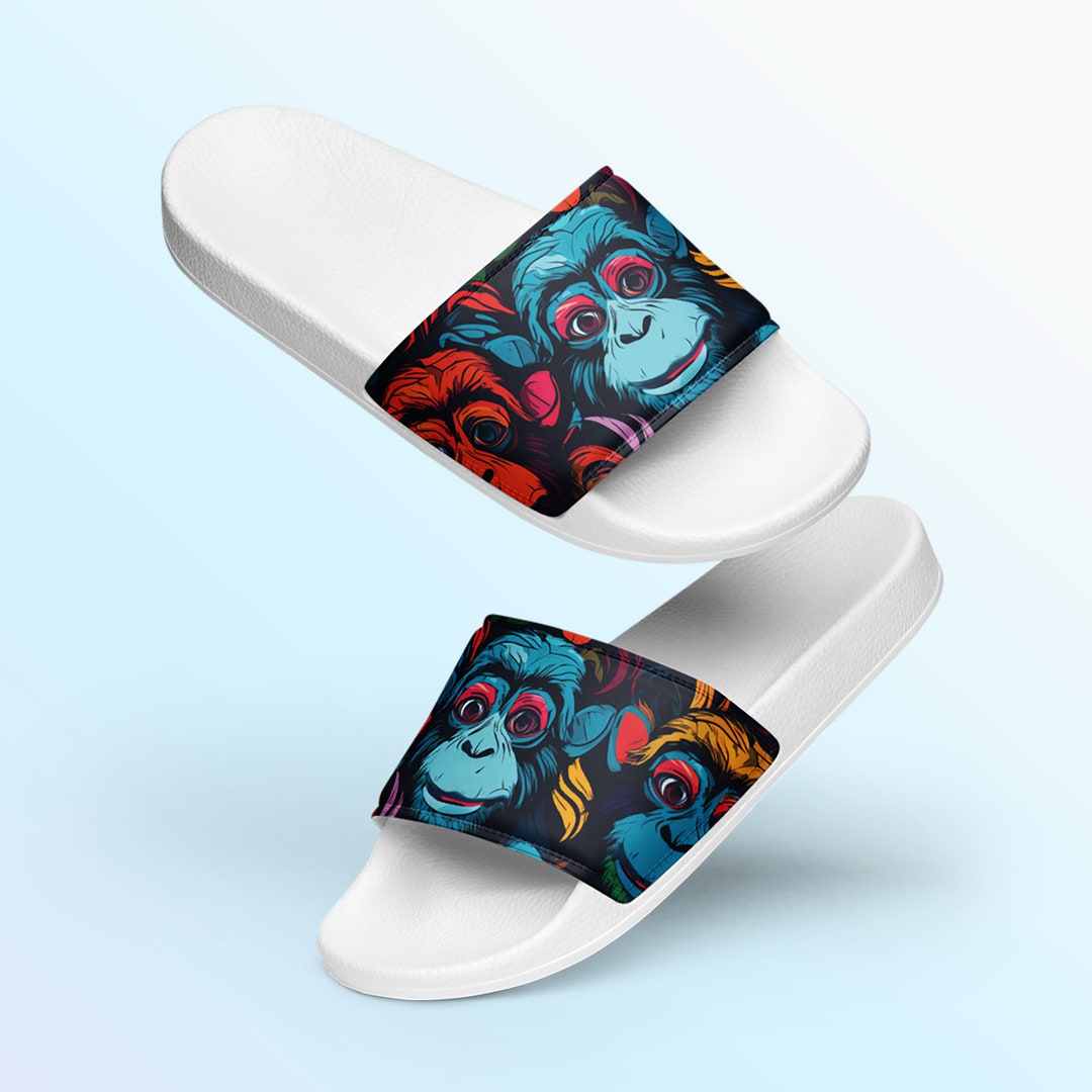 Happy Monkeys Women's Slides - Etsy