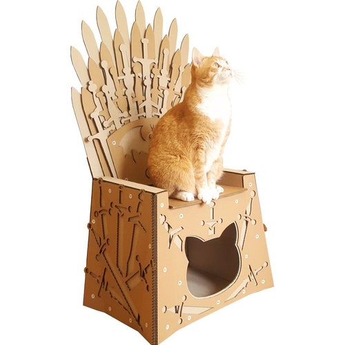 Pirate Ship Cardboard Cat House - Etsy