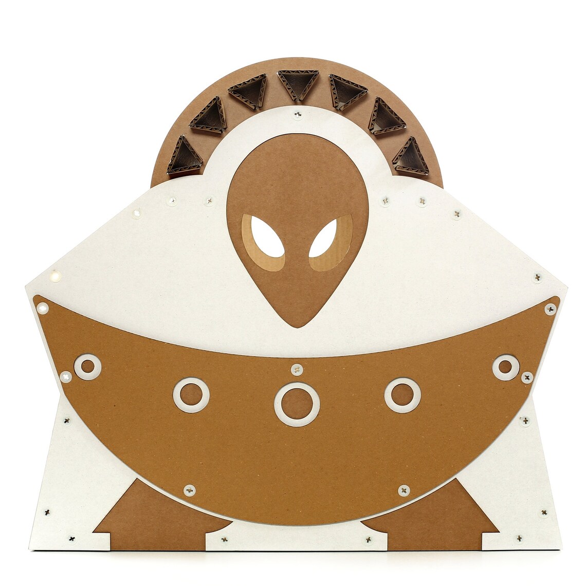 UFO Alien Spacecraft Cardboard Cat House - Etsy