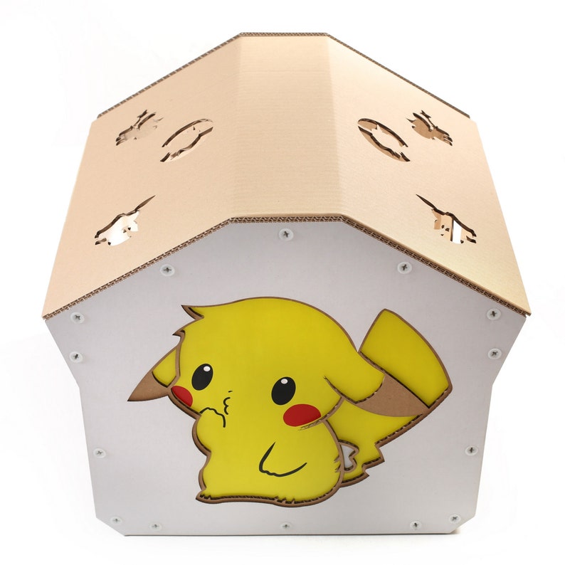 Pokemon Cardboard Cat House - Etsy