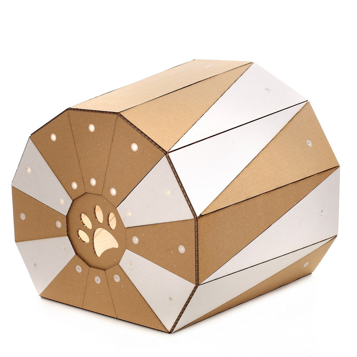 Twist Cardboard Cat House - Etsy