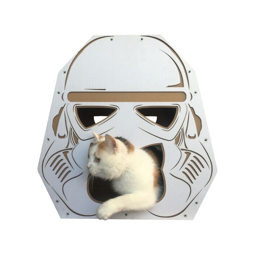 Starwars Imperial Stormtrooper Cardboard Cat House - Etsy