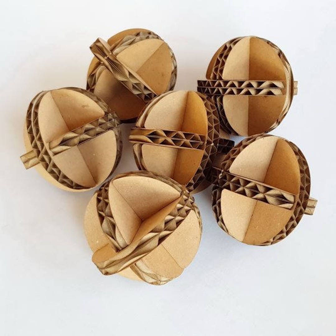 Six Cardboard Balls Set - Etsy
