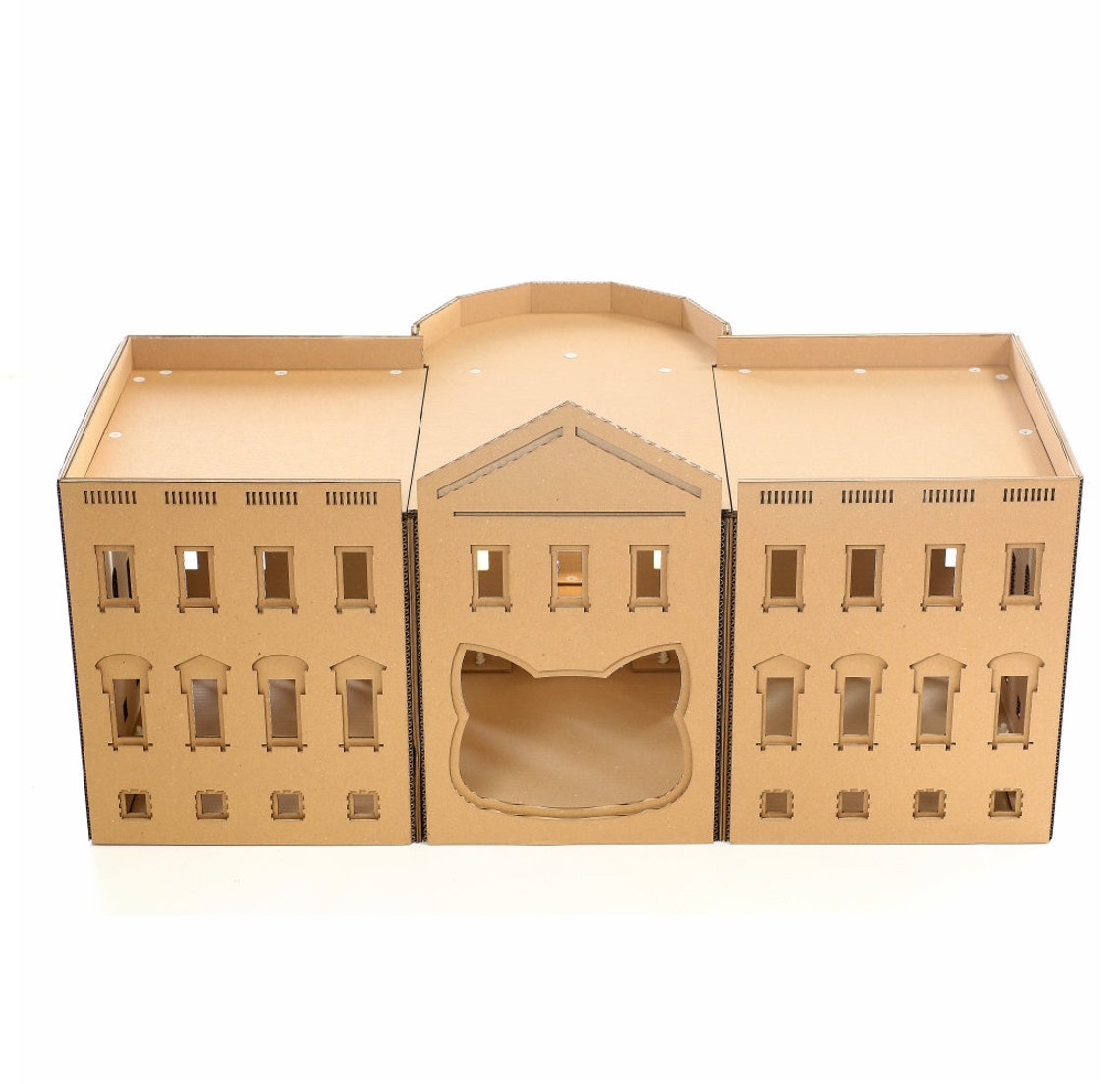 Das Weiße Haus Karton Katzenhaus | Etsy