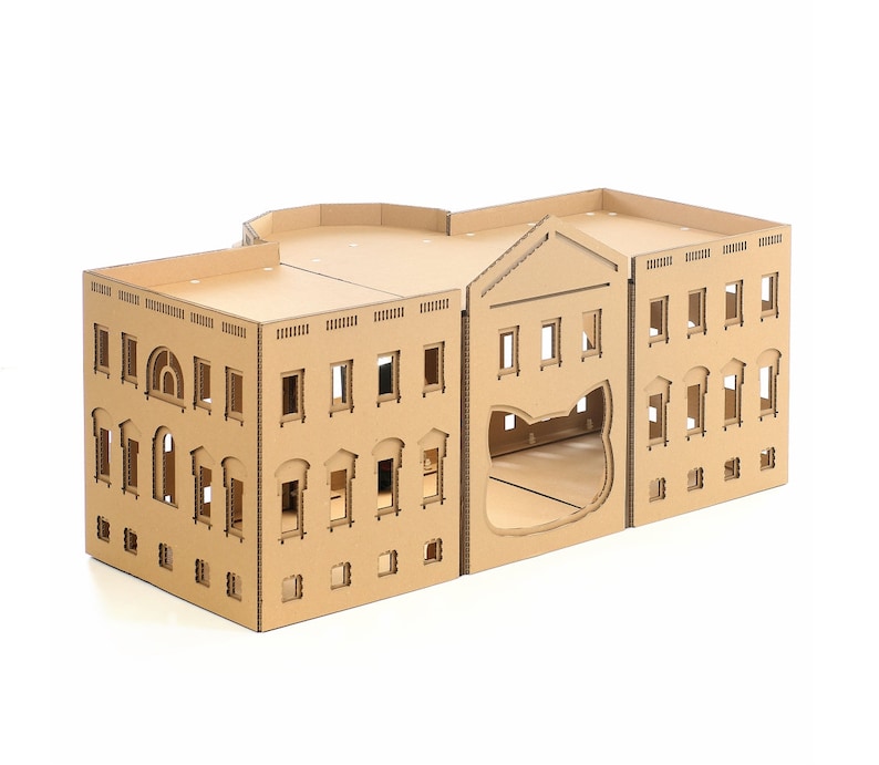 Das Weiße Haus Karton Katzenhaus - Etsy.de