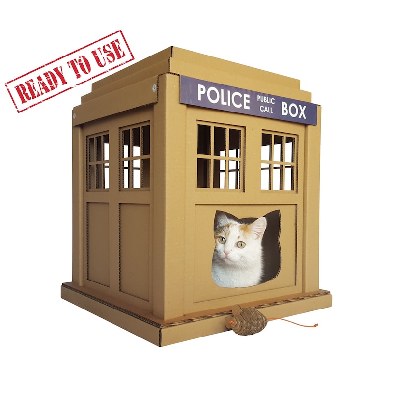 Tardis Cat - Etsy