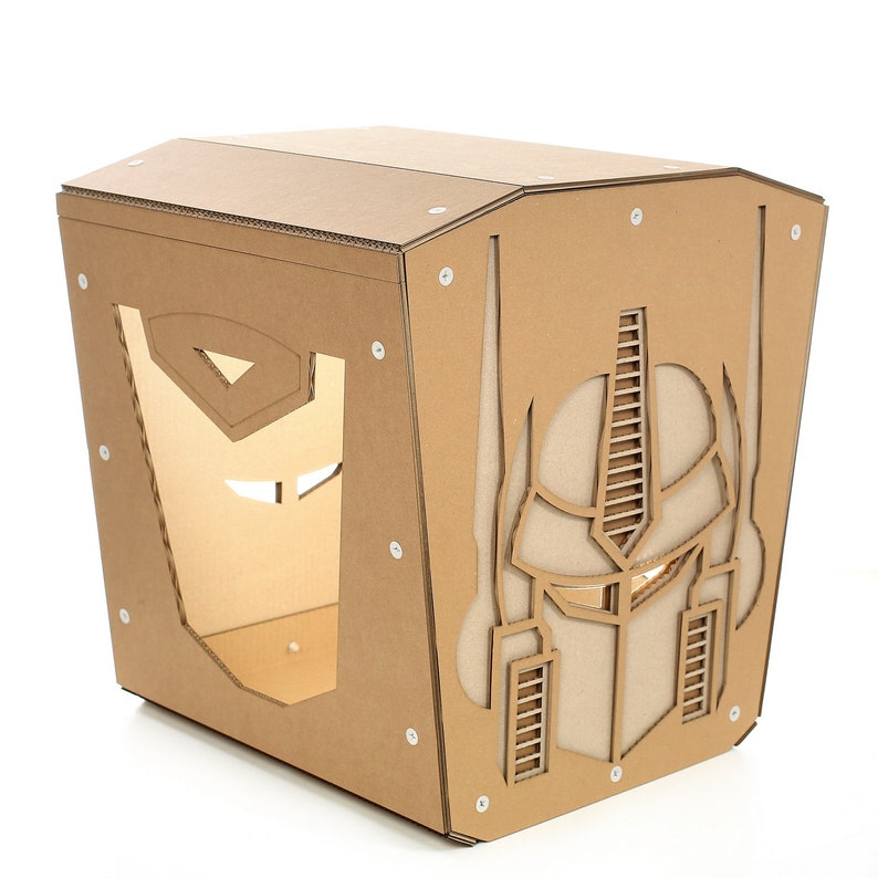 Transformers Cardboard Cat House | Etsy