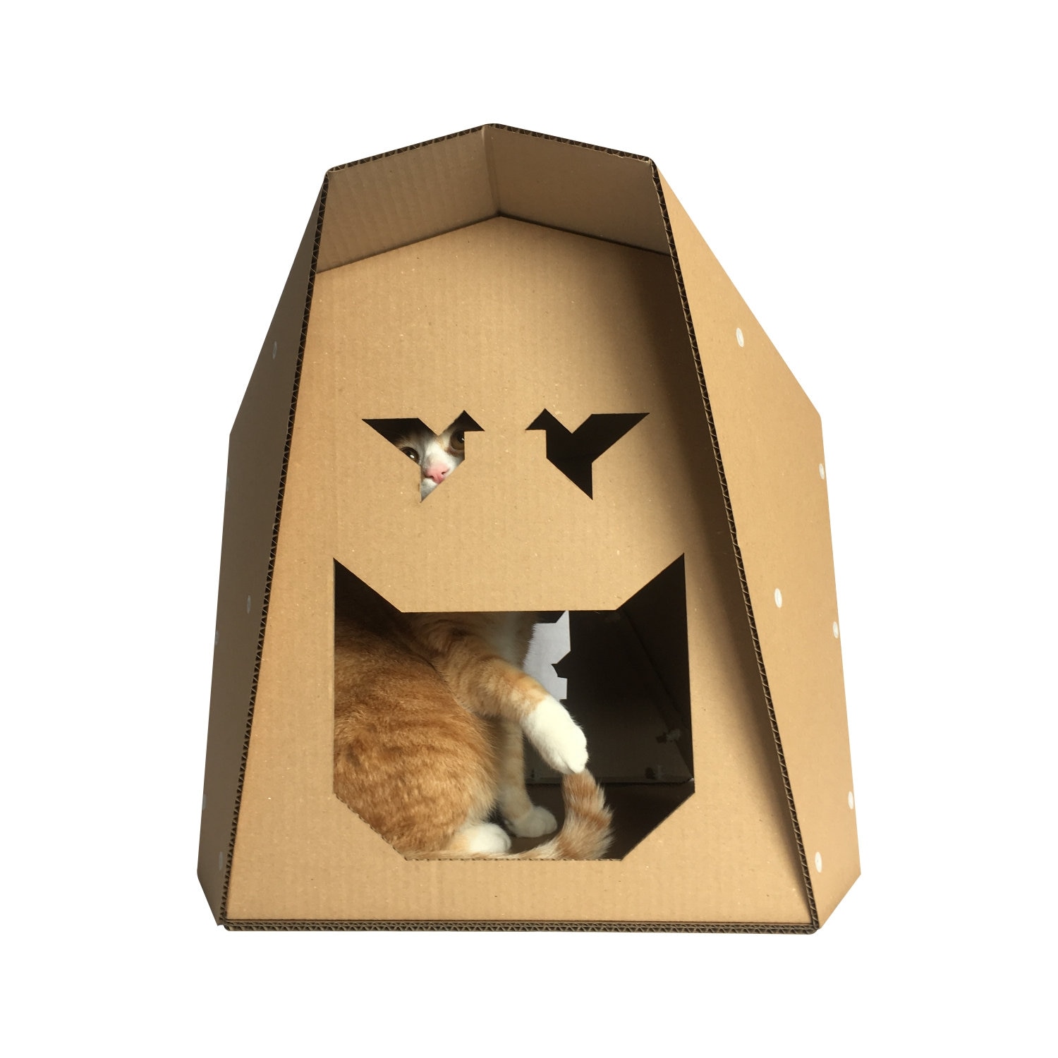 Origami Cardboard Cat House | Etsy