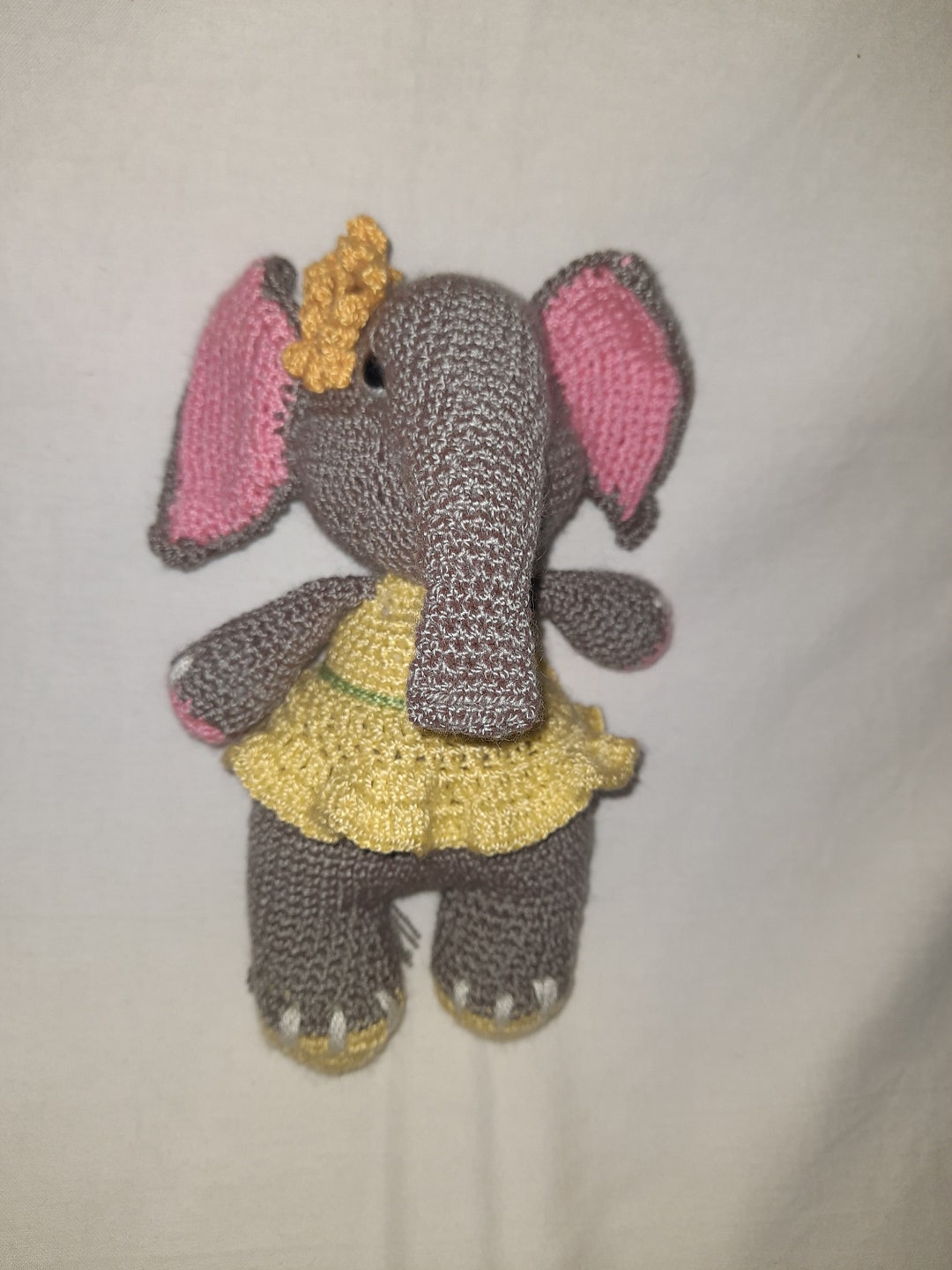 Eley the Elephant Amigurumi Crochet Elephant for Baby Little - Etsy