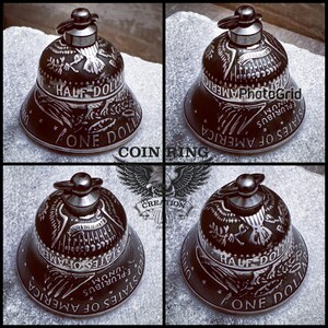 1971-1978 Silver Dollar Coin Bell - Motorcycle Bell - Gremlin Bell ...