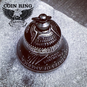 1971-1978 Silver Dollar Coin Bell - Motorcycle Bell - Gremlin Bell ...