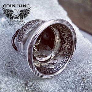 1916-1963 Silver Coin Bell Motorcycle Bell Gremlin Charm Franklin Half ...