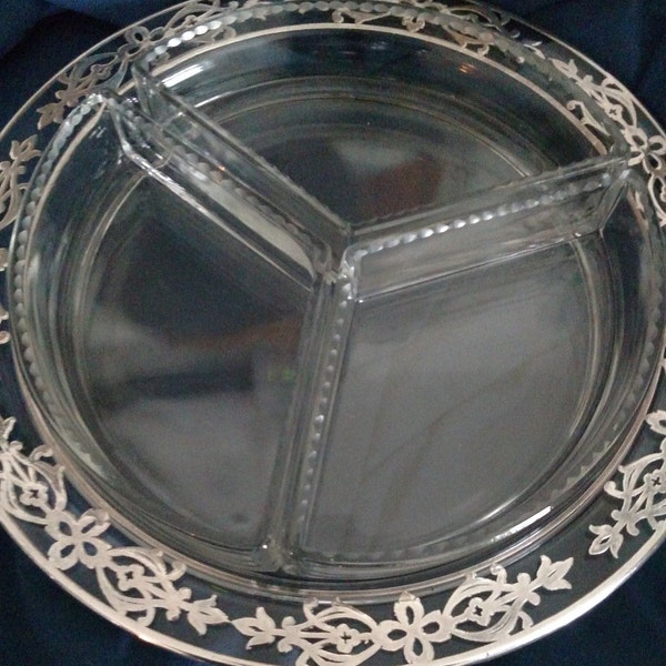 Glass Silver Overlay - Etsy