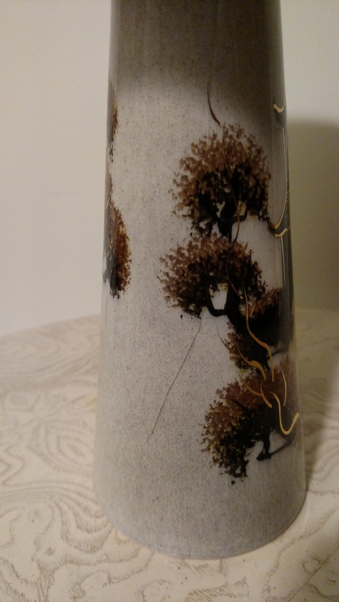 Sascha Brastoff Monumental Candle Holder Pagodas Pattern | Etsy