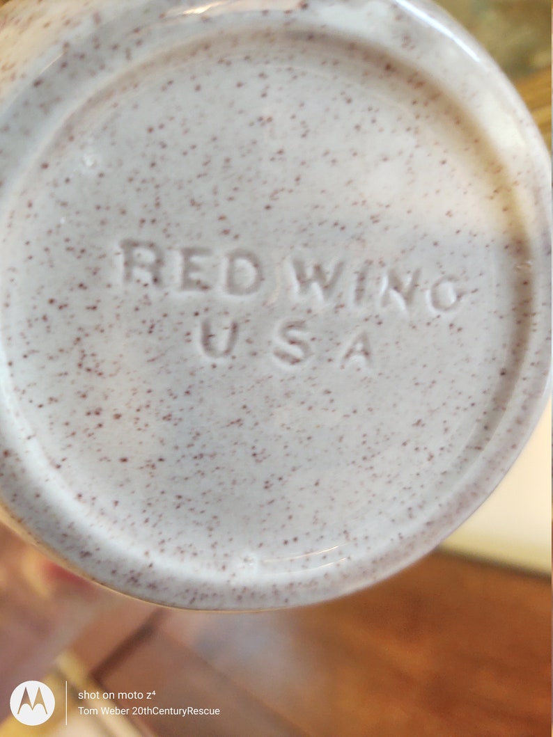 Red Wing Pottery Quail Bob White Pitcher MINT 60 Ounces Near 2 | Etsy