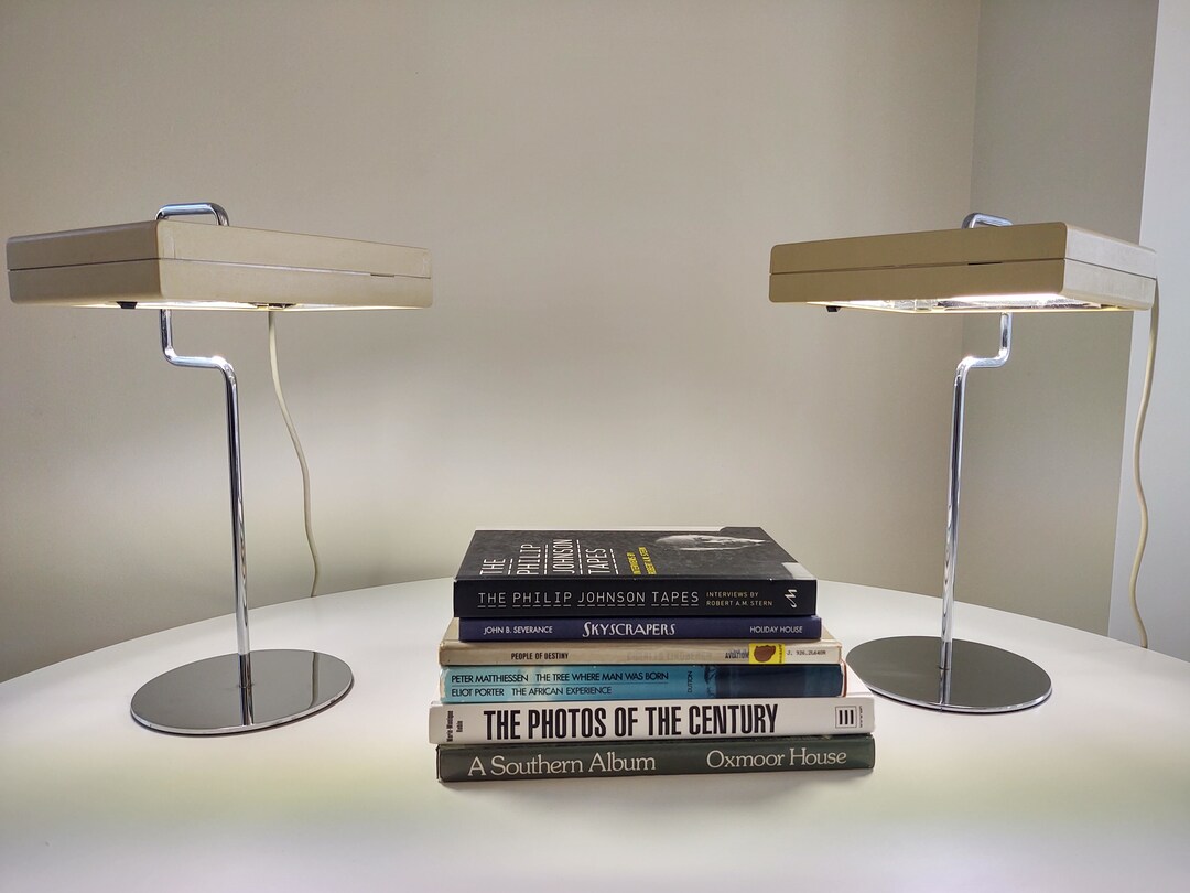 Pair Vintage SRI Industries Indirect Lighting Table/desk Lamps - Etsy
