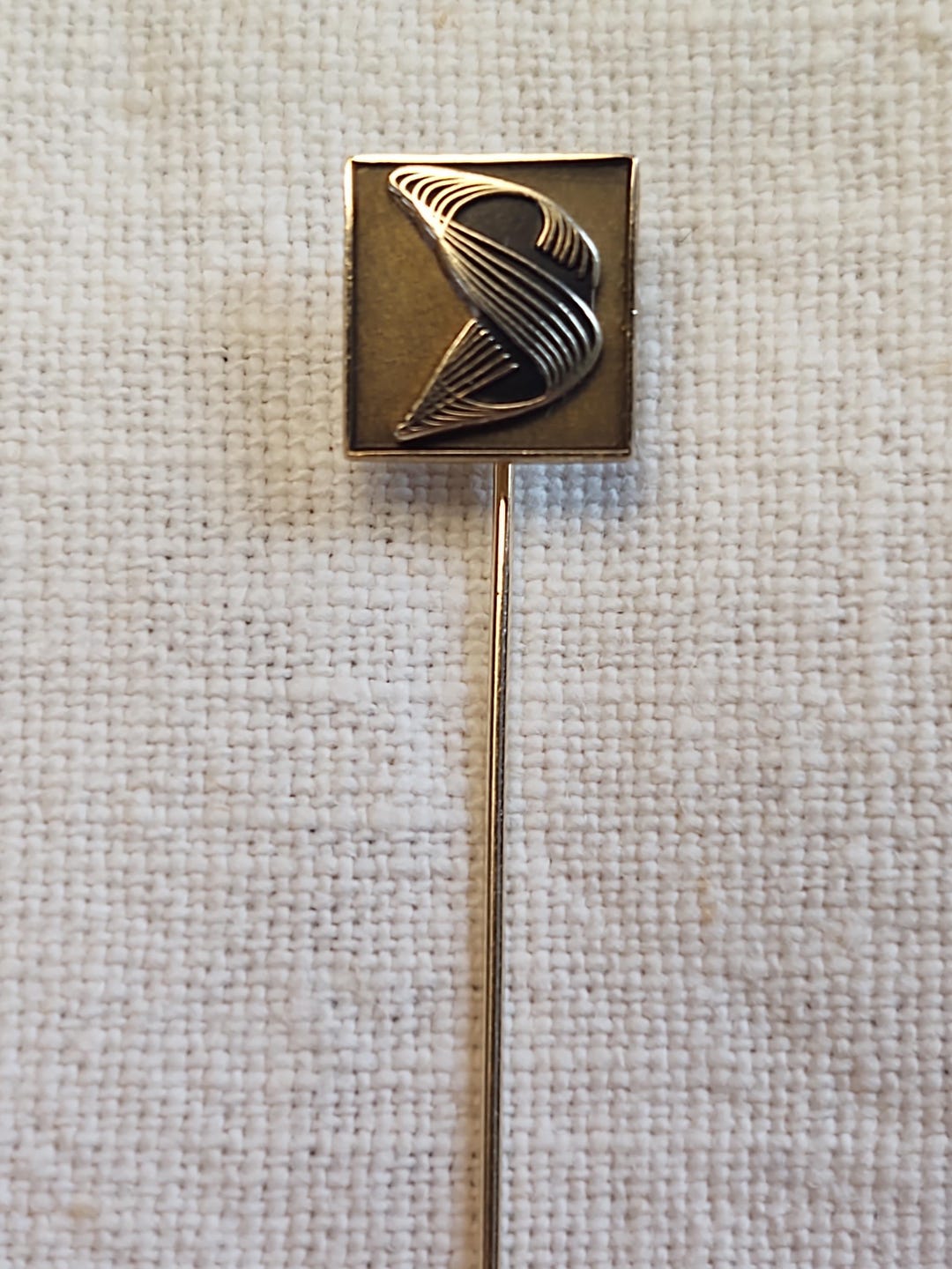 10K Gold Men's Tie Stick Pin Lapel Pin - Etsy