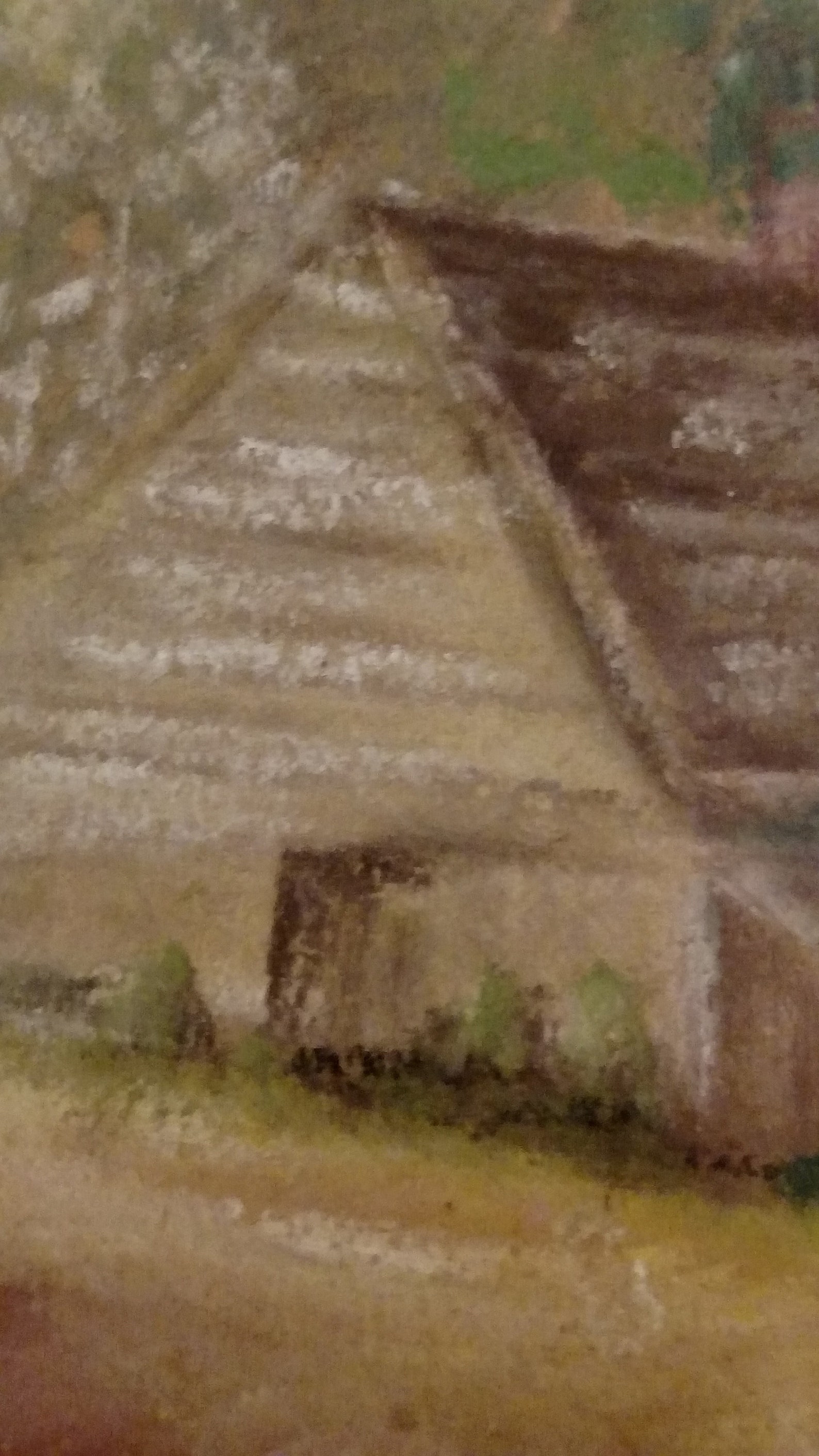 Vintage Pastel Drawing Framed Dated 1940 Wooded Path, Spring - Etsy