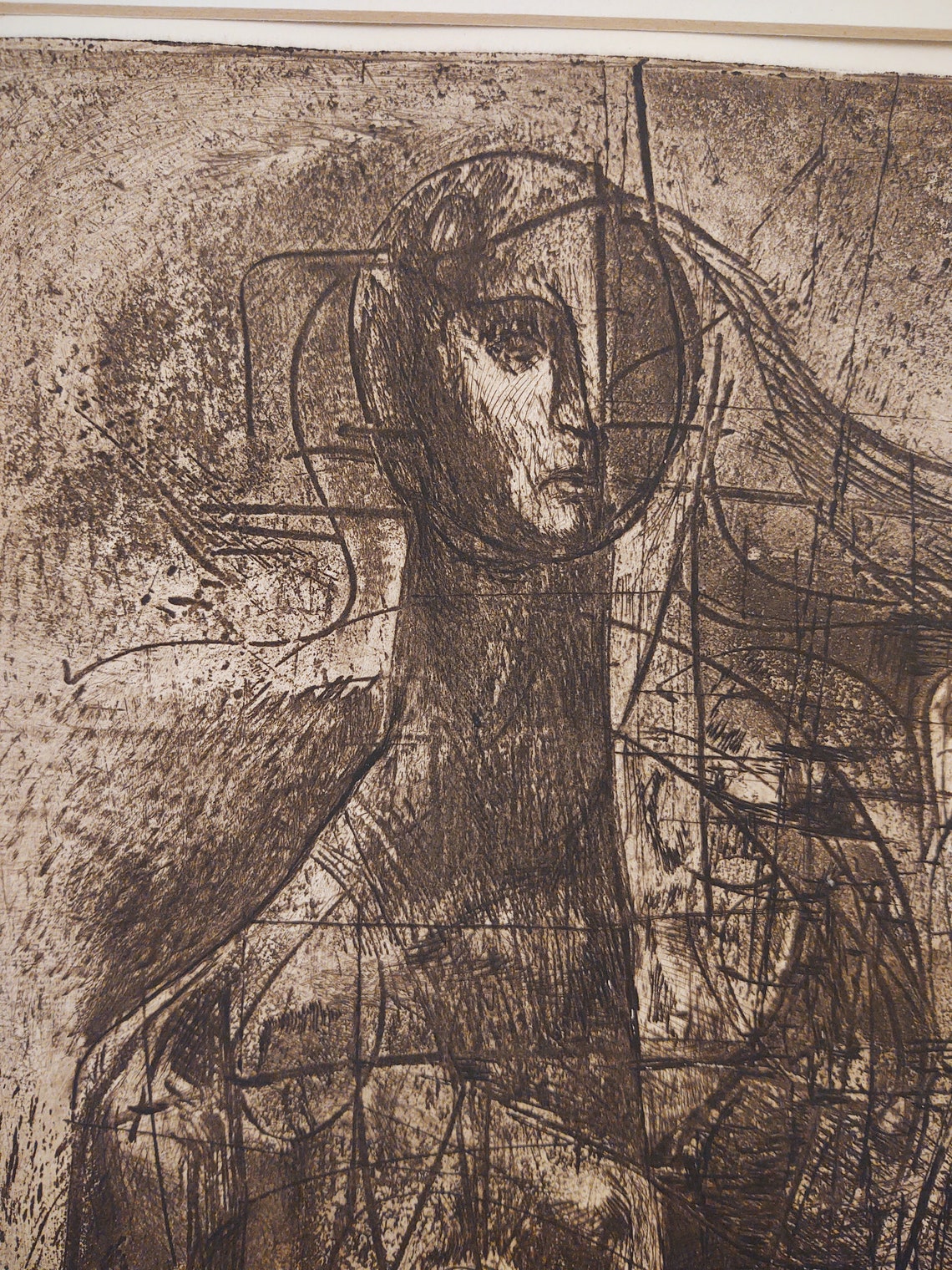 Jack (jak) Kovatch Etching 1979 "three Waiting # 2" Artists Proof ...