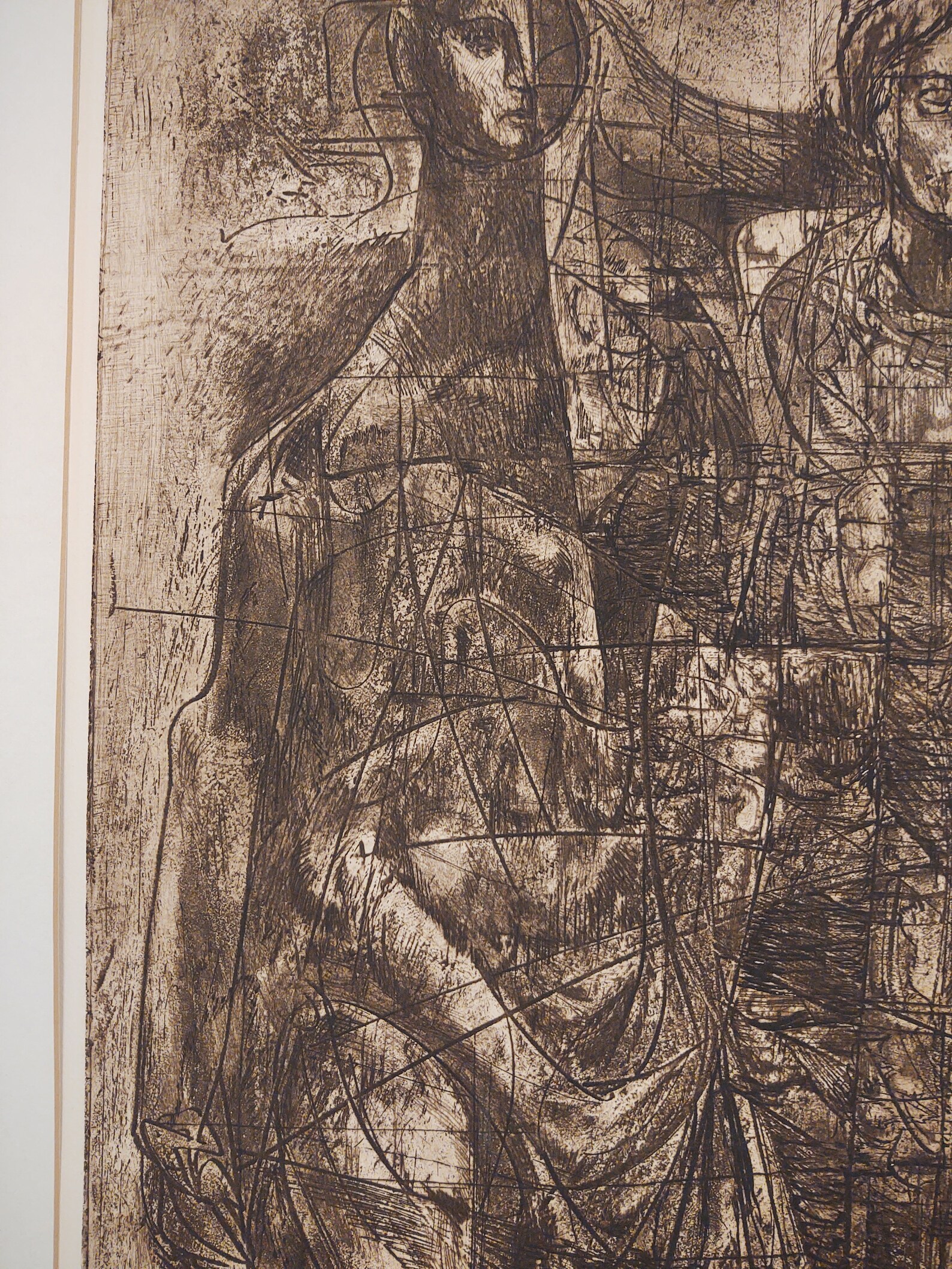 Jack (jak) Kovatch Etching 1979 "three Waiting # 2" Artists Proof ...