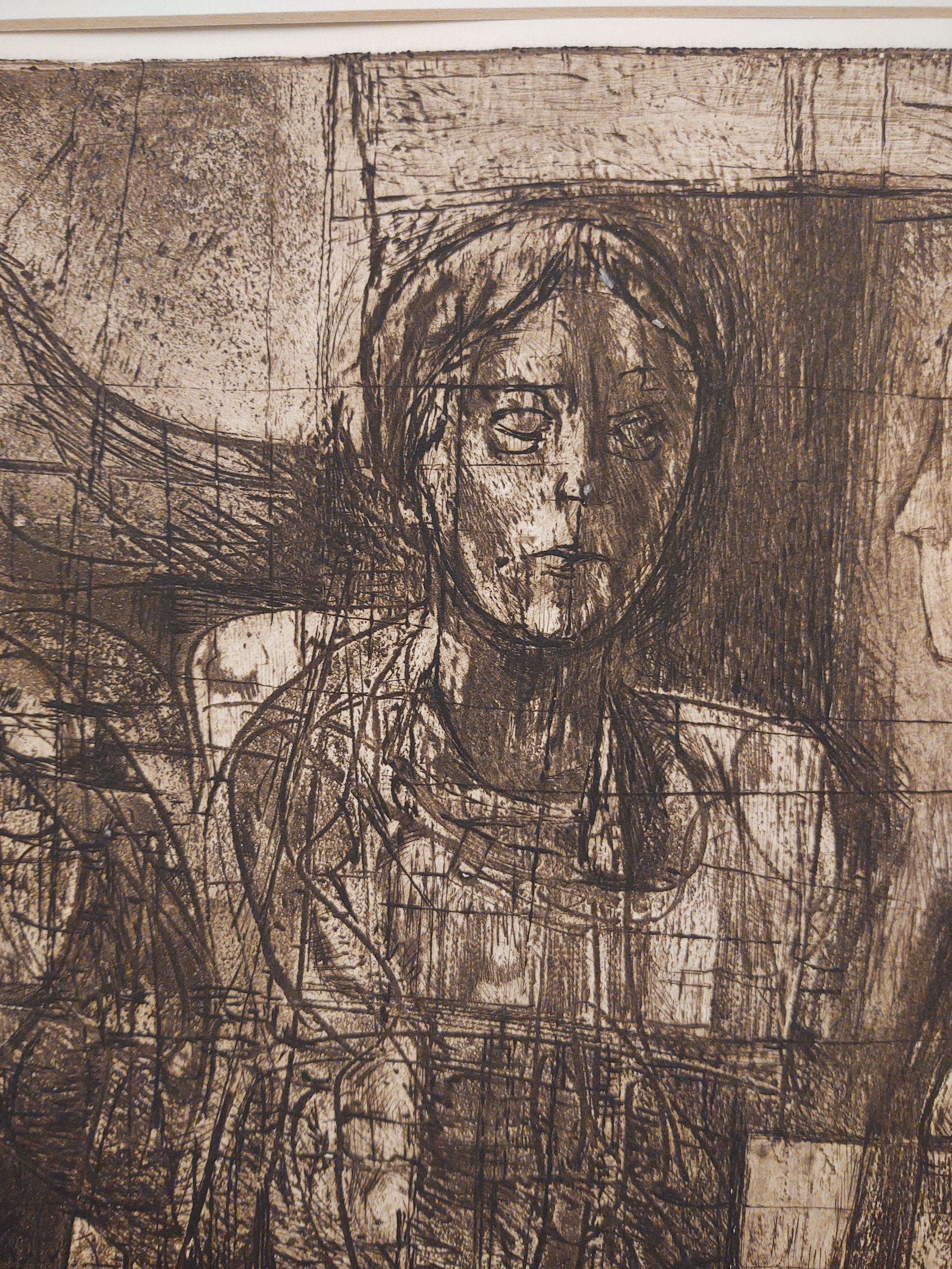 Jack (jak) Kovatch Etching 1979 "three Waiting # 2" Artists Proof ...